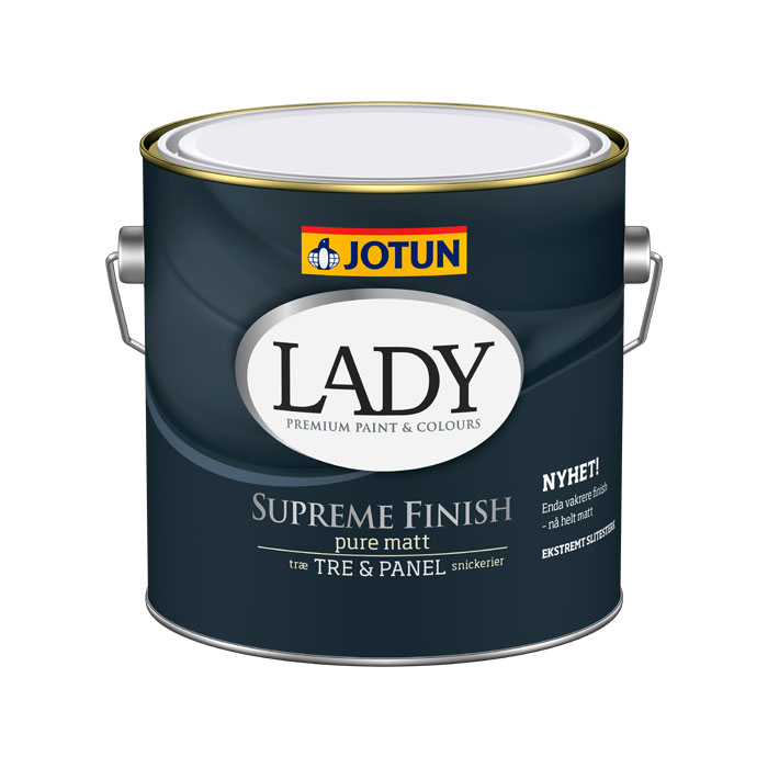 Lady Supreme Finish, pure matt lackfärg | Colorama