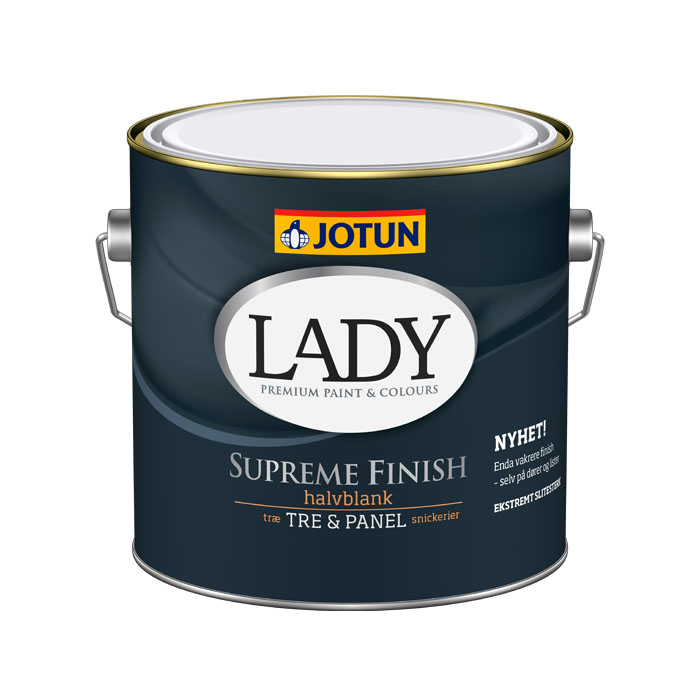 LADY Supreme Finish, halvblank lackfärg | Colorama