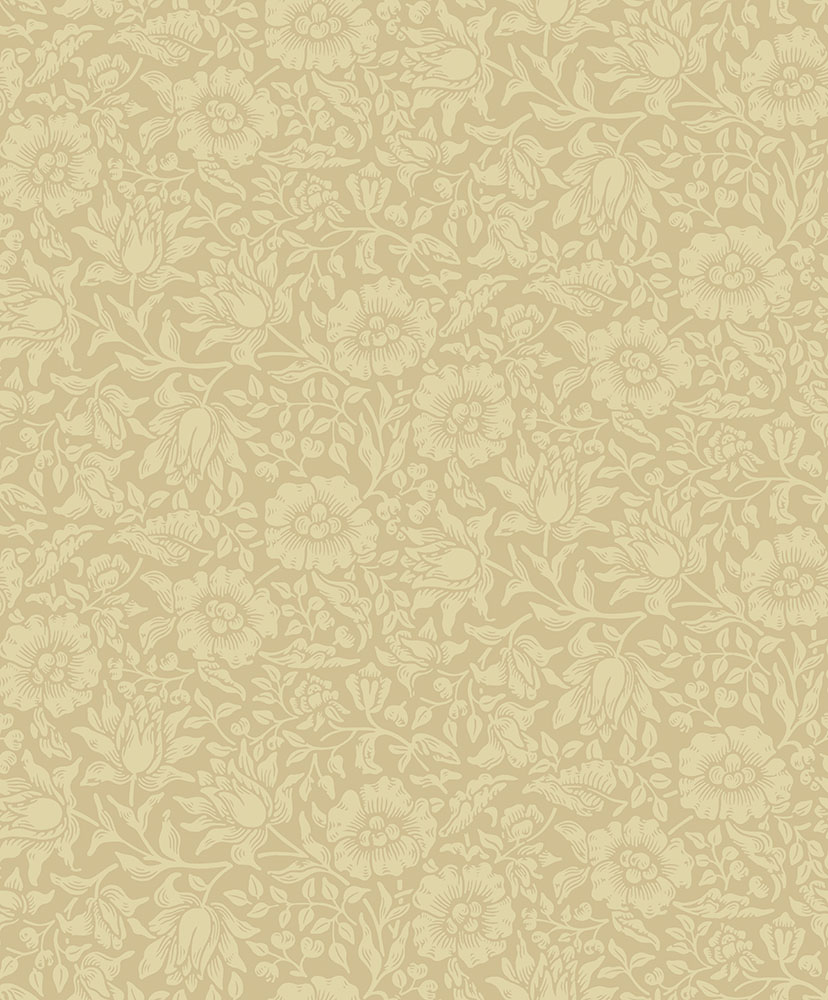 Mallow, gul tapet | Colorama