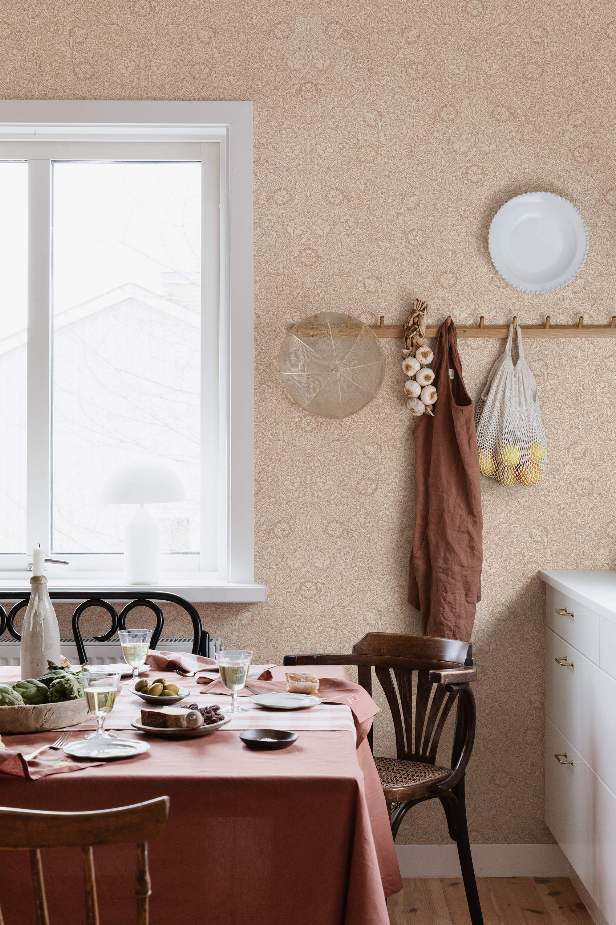 Caroline terracotta tapet S10211 | Colorama